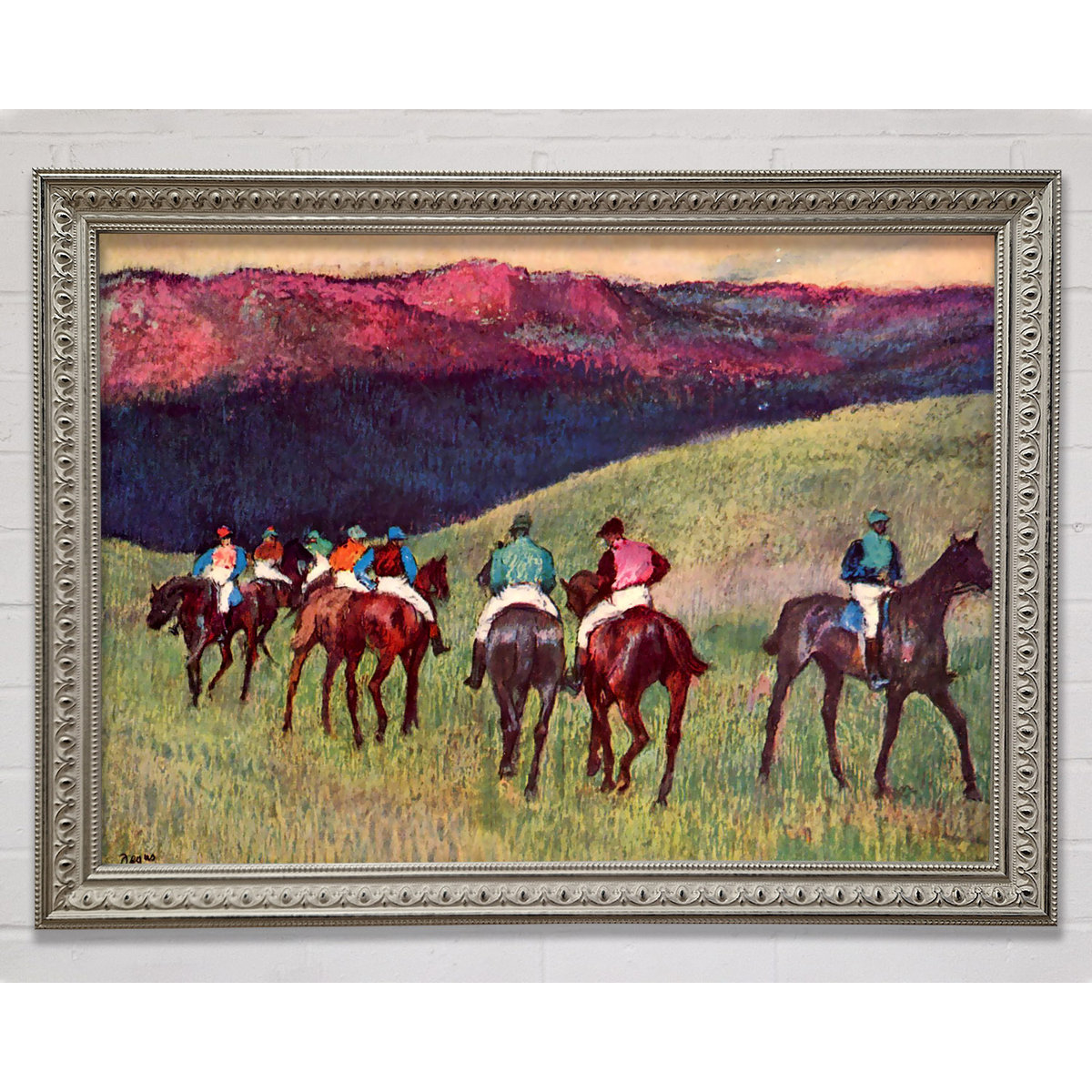 Lark Manor Degas Horse Racing -The Training Framed Print | Wayfair.co.uk