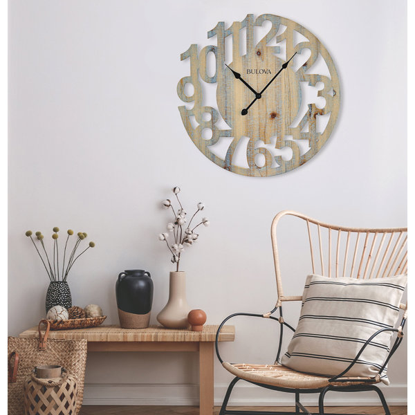 Bulova Artistic 17" Wall Clock | Wayfair