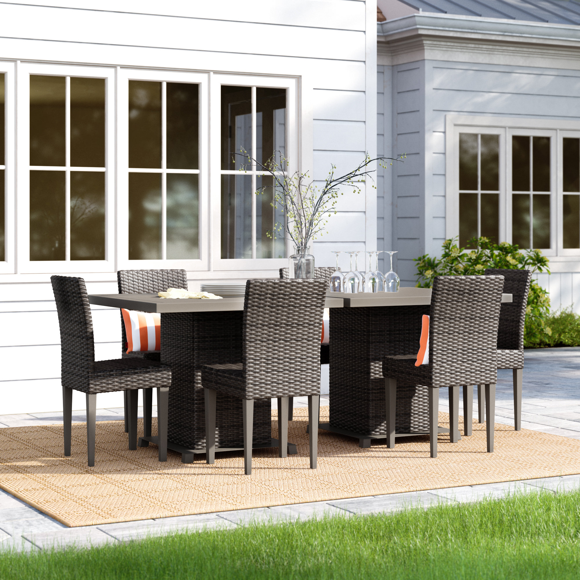 Lark Manor™ Anishia 8 Piece Dining Set | Wayfair