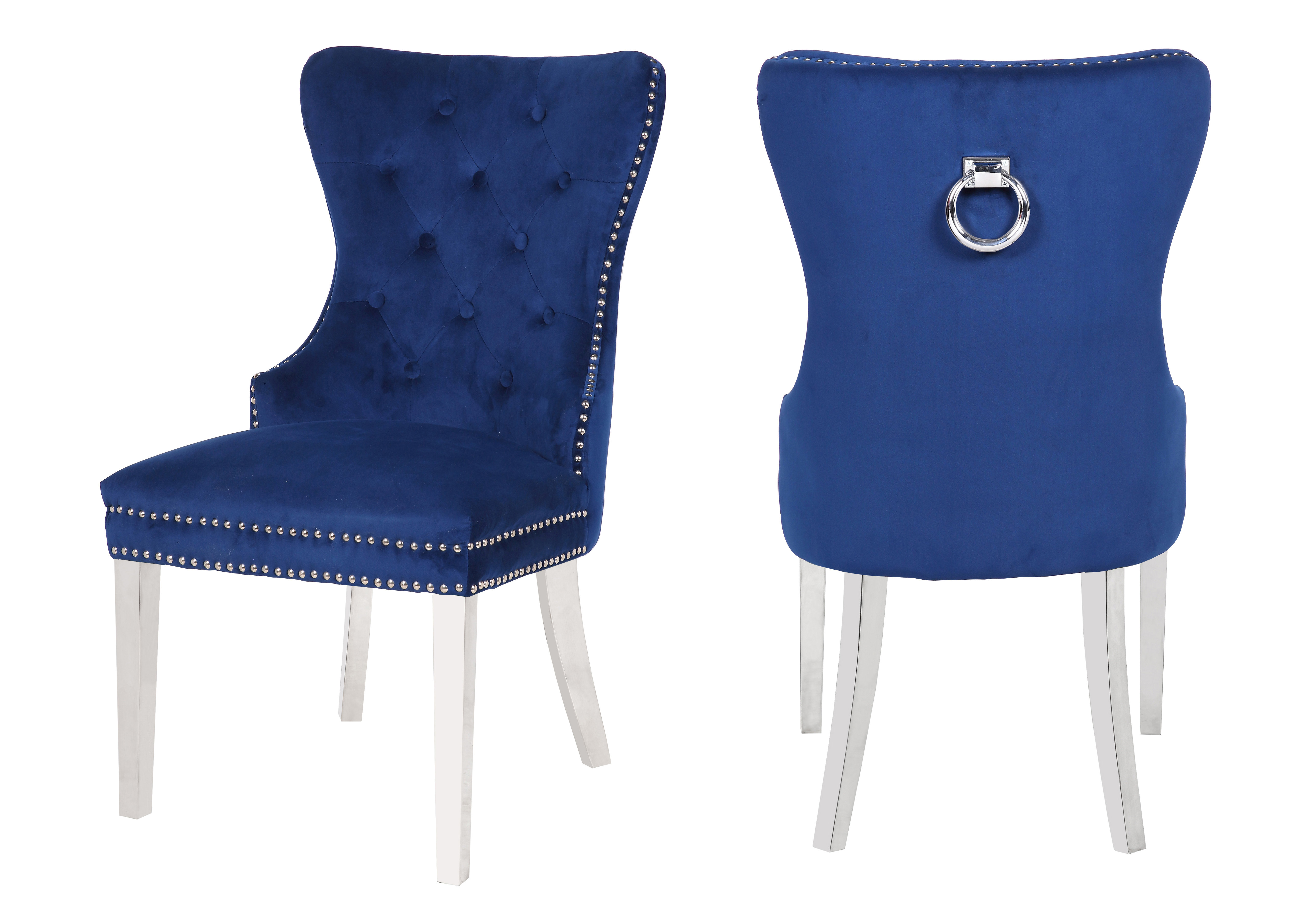 House of Hampton® Ashlee Tufted Velvet Wingback Parsons Chair & Reviews ...