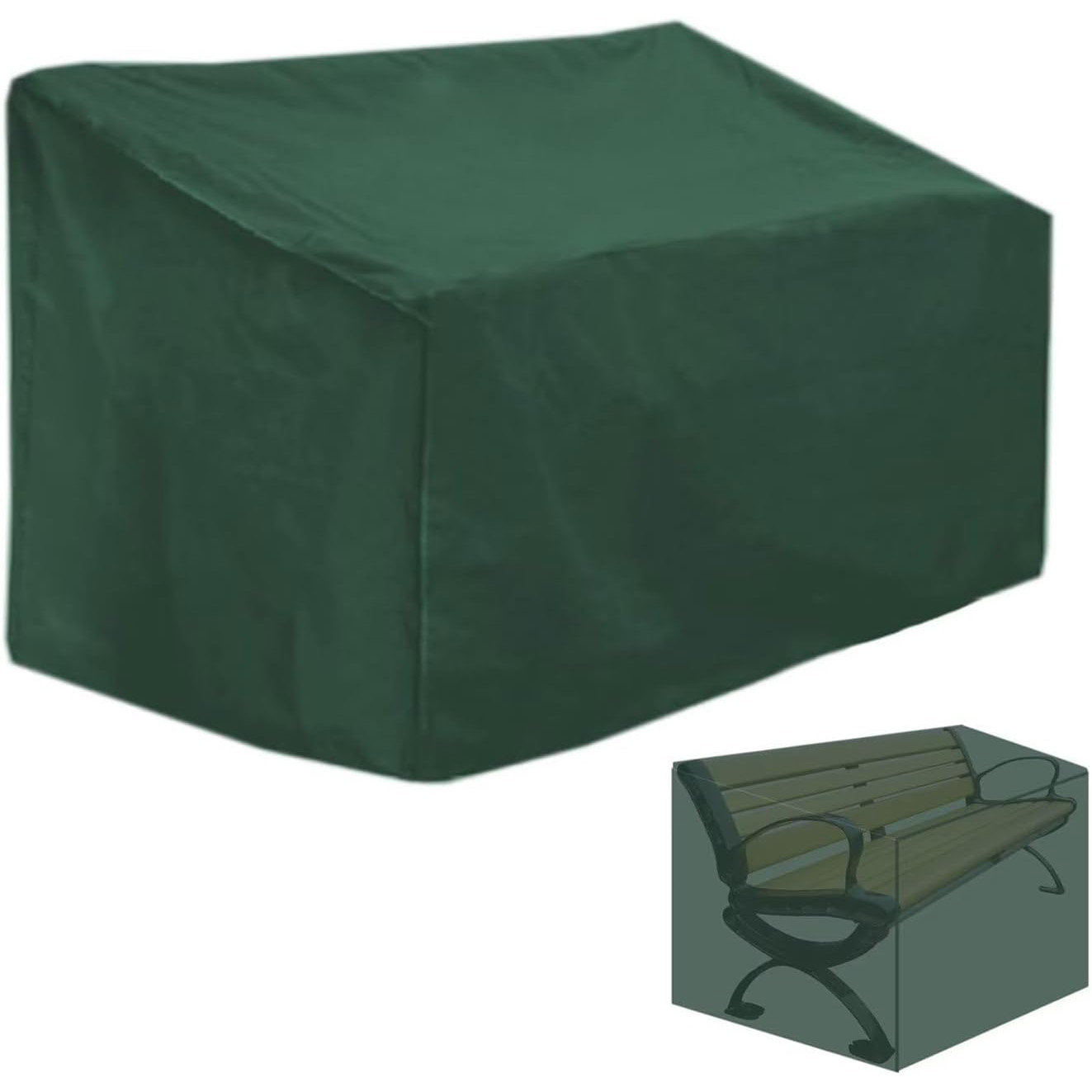 Arlmont & Co. Outdoor Bench Cover, 210D Waterproof 2-Seater Patio Seat ...