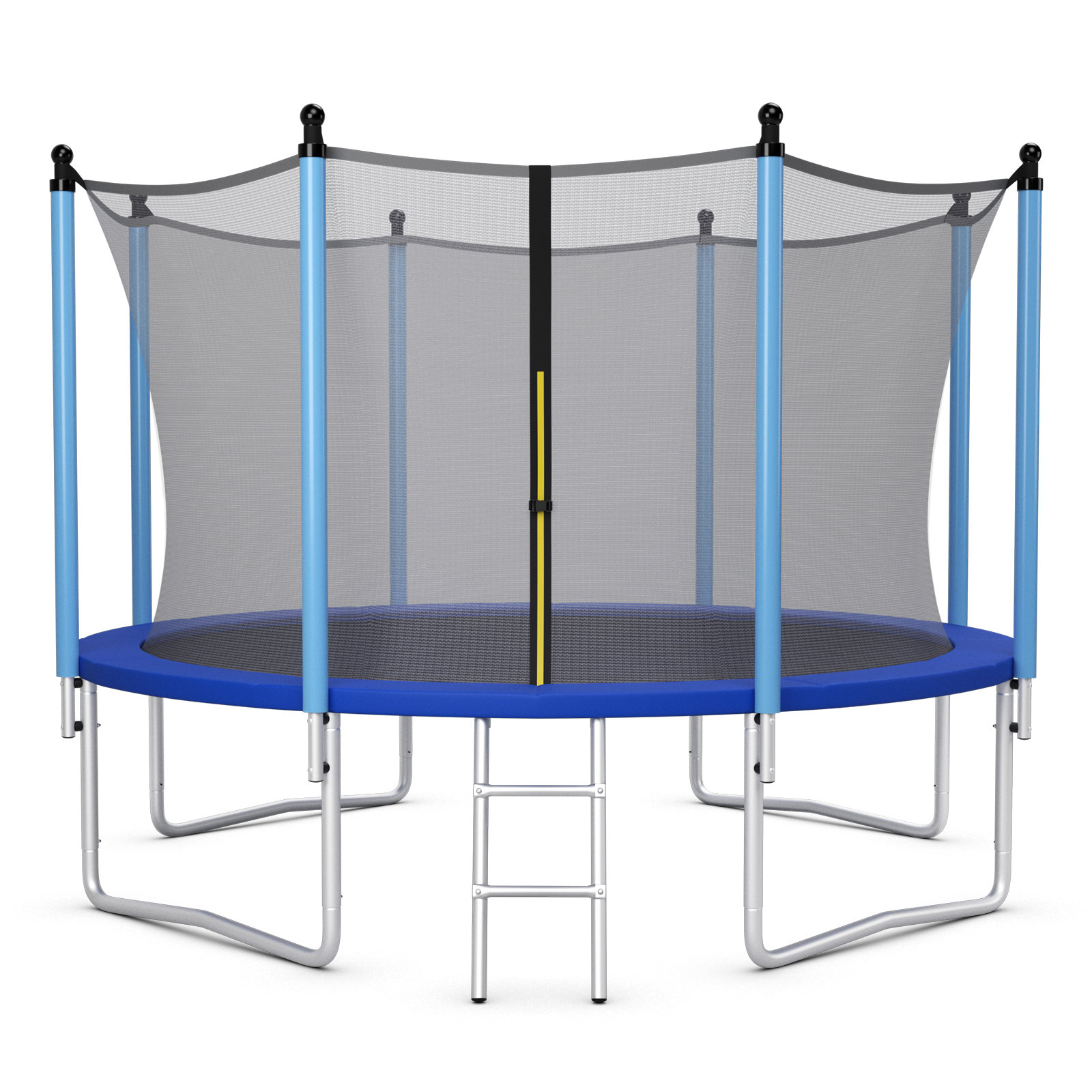 Topbuy 14' Round Backyard Trampoline with Safety Enclosure | Wayfair