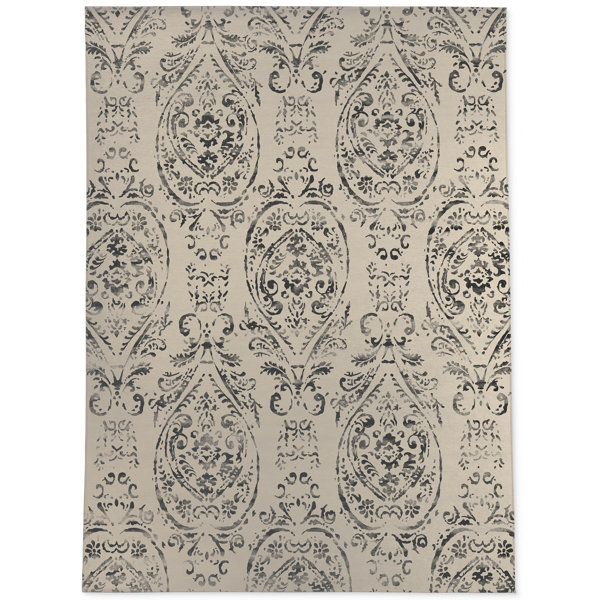 Williston Forge Haylen Geometric Machine Woven Rectangle 2' x 3 ...