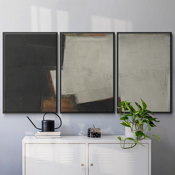 WexfordHome Our Way To Fall Framed On Canvas 3 Pieces Print | Wayfair