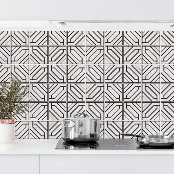 Corrigan Studio Cardona Pattern Lozenges Geometry 75 x 200cm PVC Tile ...
