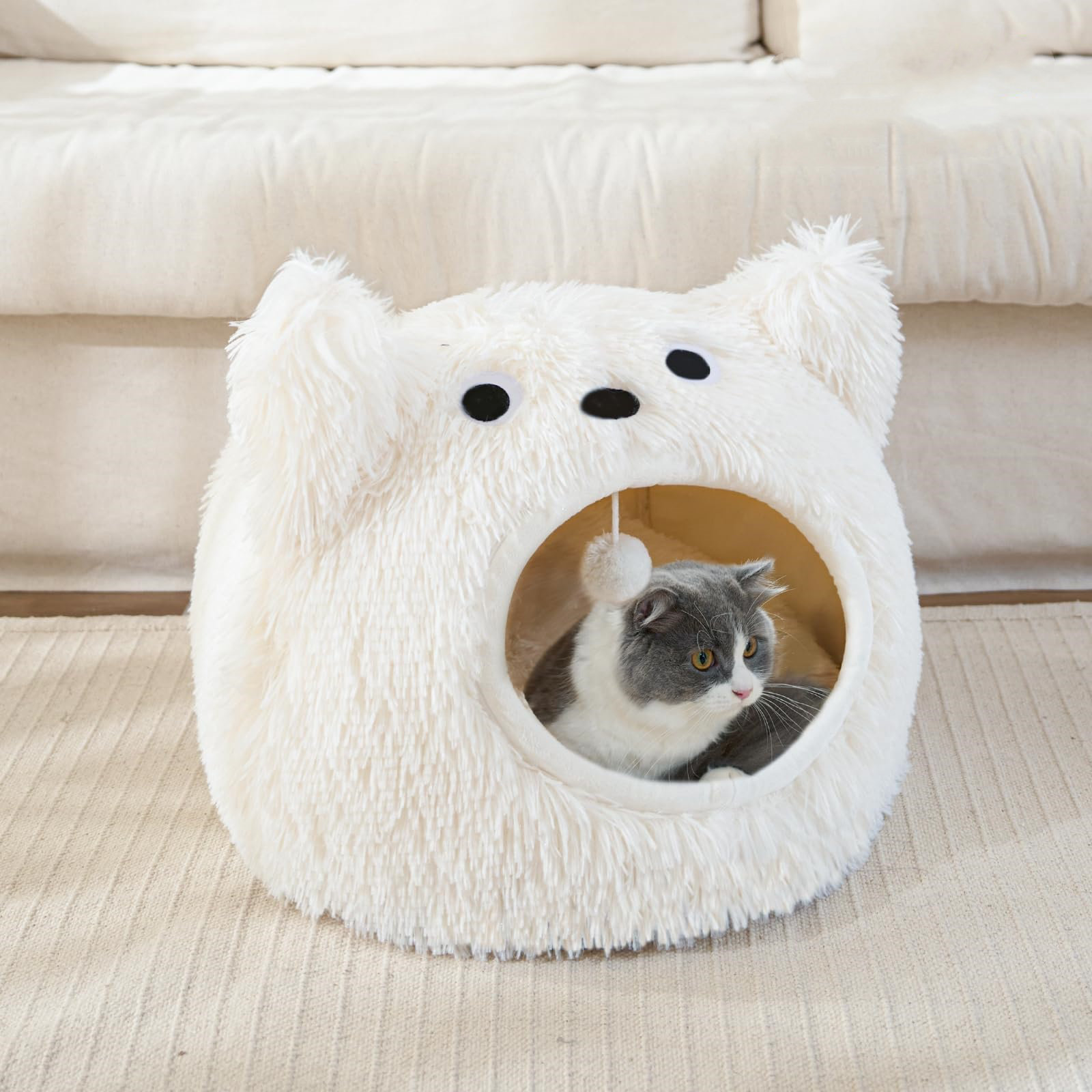 Tucker Murphy Pet™ Cat Cave Cat Bed with Soft Cushion | Wayfair