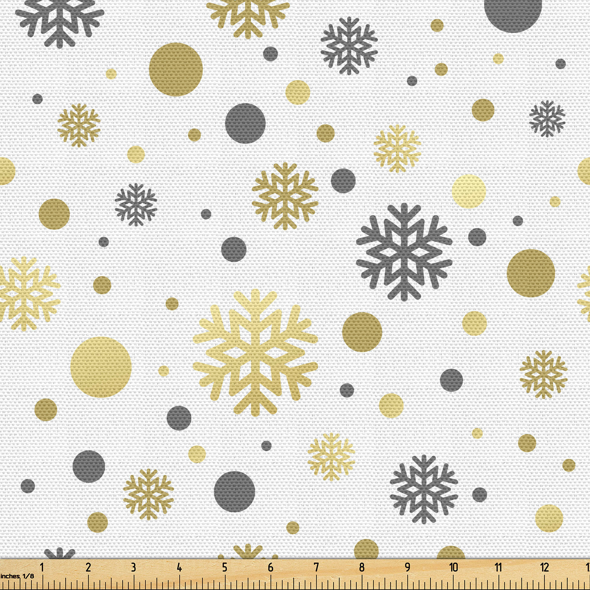 The Seasonal Aisle Aiyonna Snowy Winter Fabric | Wayfair.co.uk