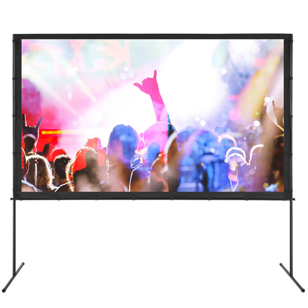 Stellweilan Tessberg Outdoor Fixed Frame Projector Screen Projector ...