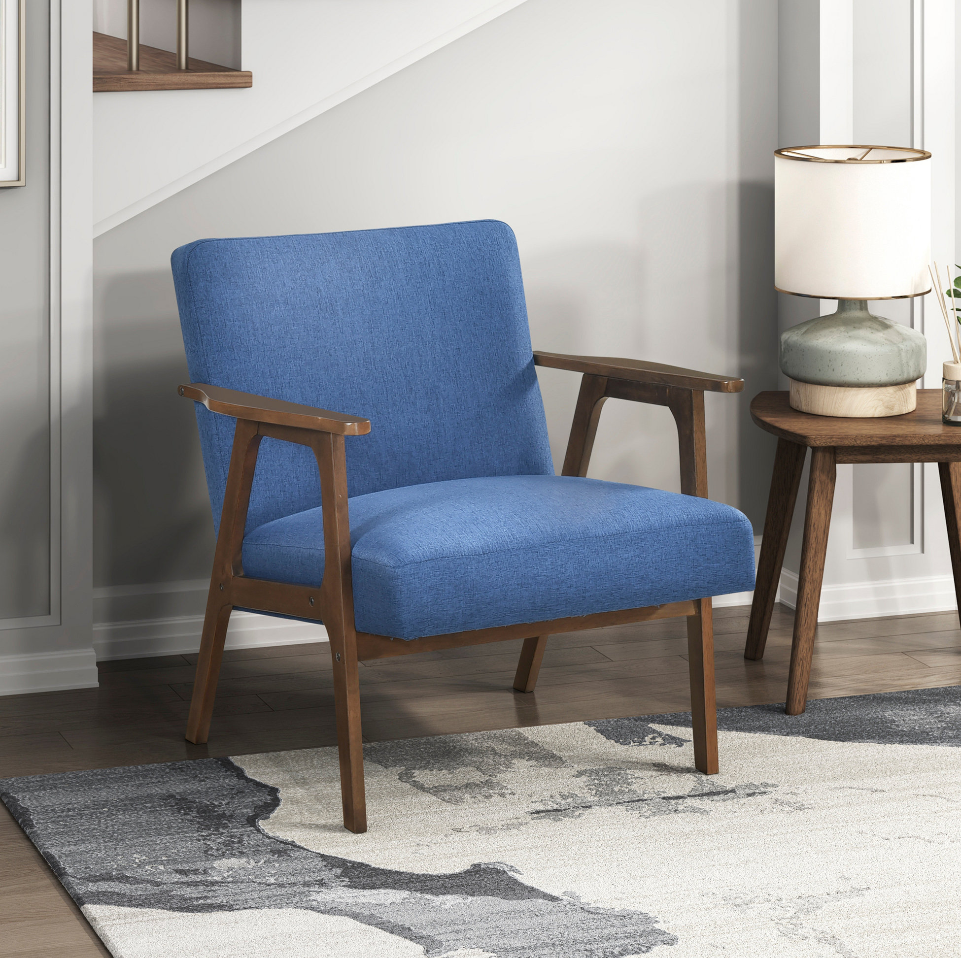 Latitude Run® Modern Home Furniture Fabric Upholstery 1Pc Accent Chair ...
