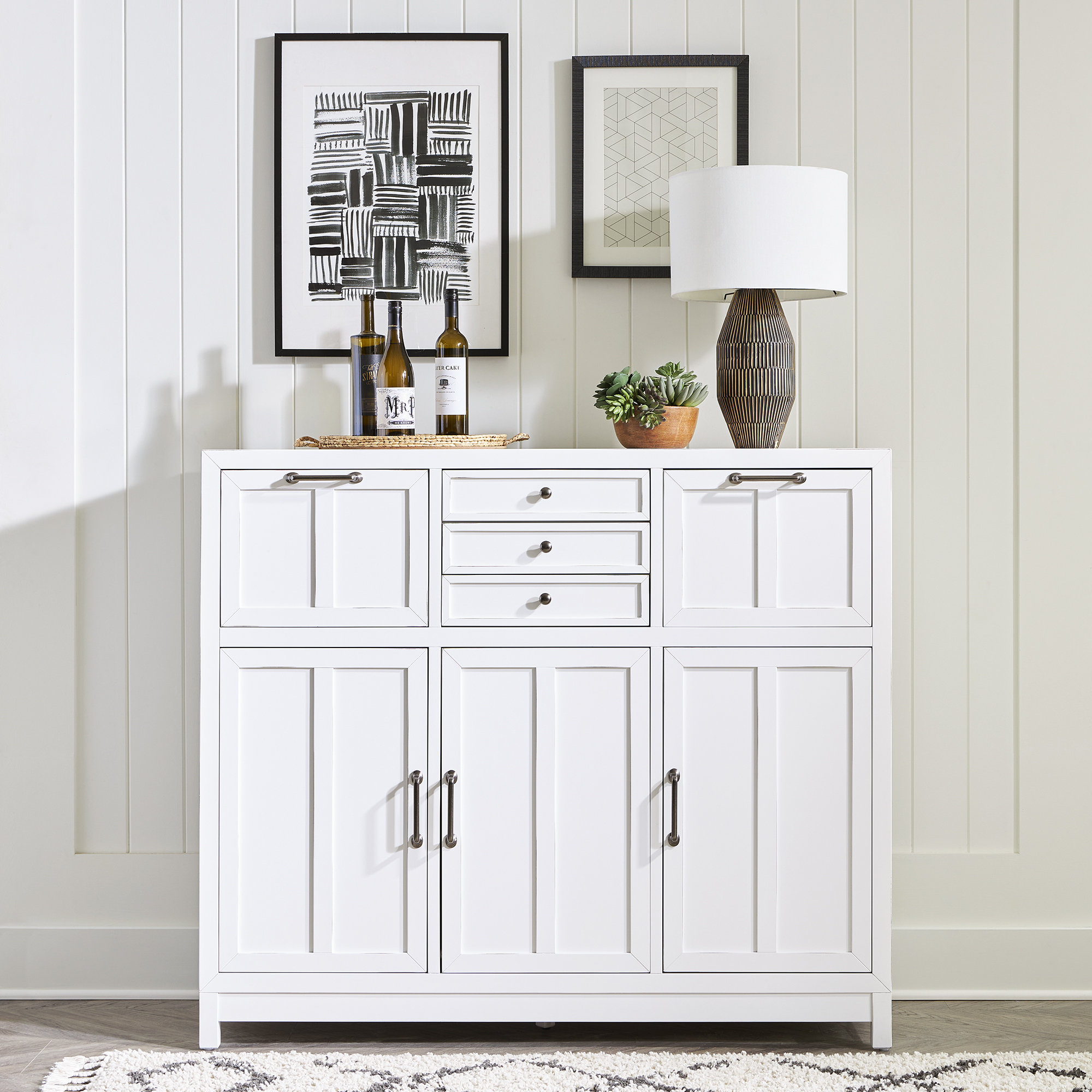 Lark Manor™ Akarsh 56" Wide 5 Drawer Sideboard & Reviews | Wayfair