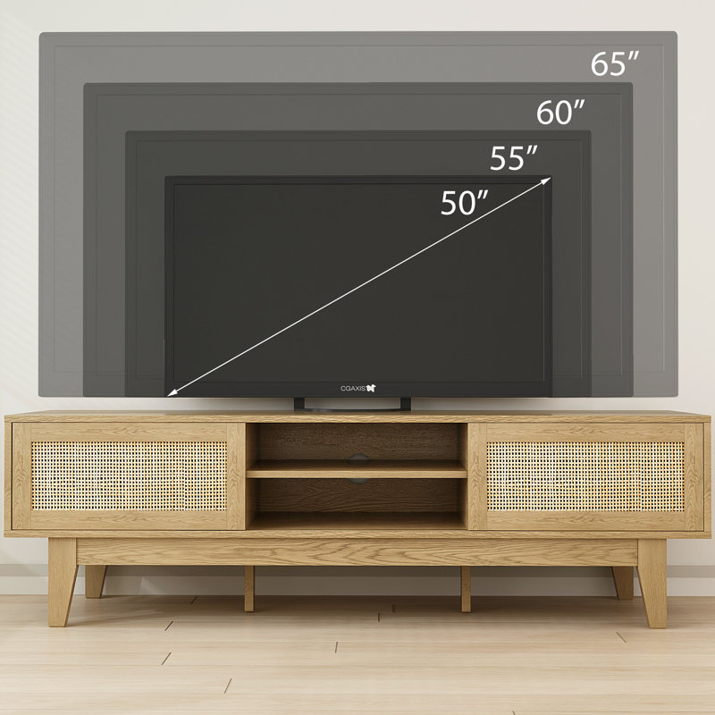 Bay Isle Home™ Rattan TV Stand | Wayfair