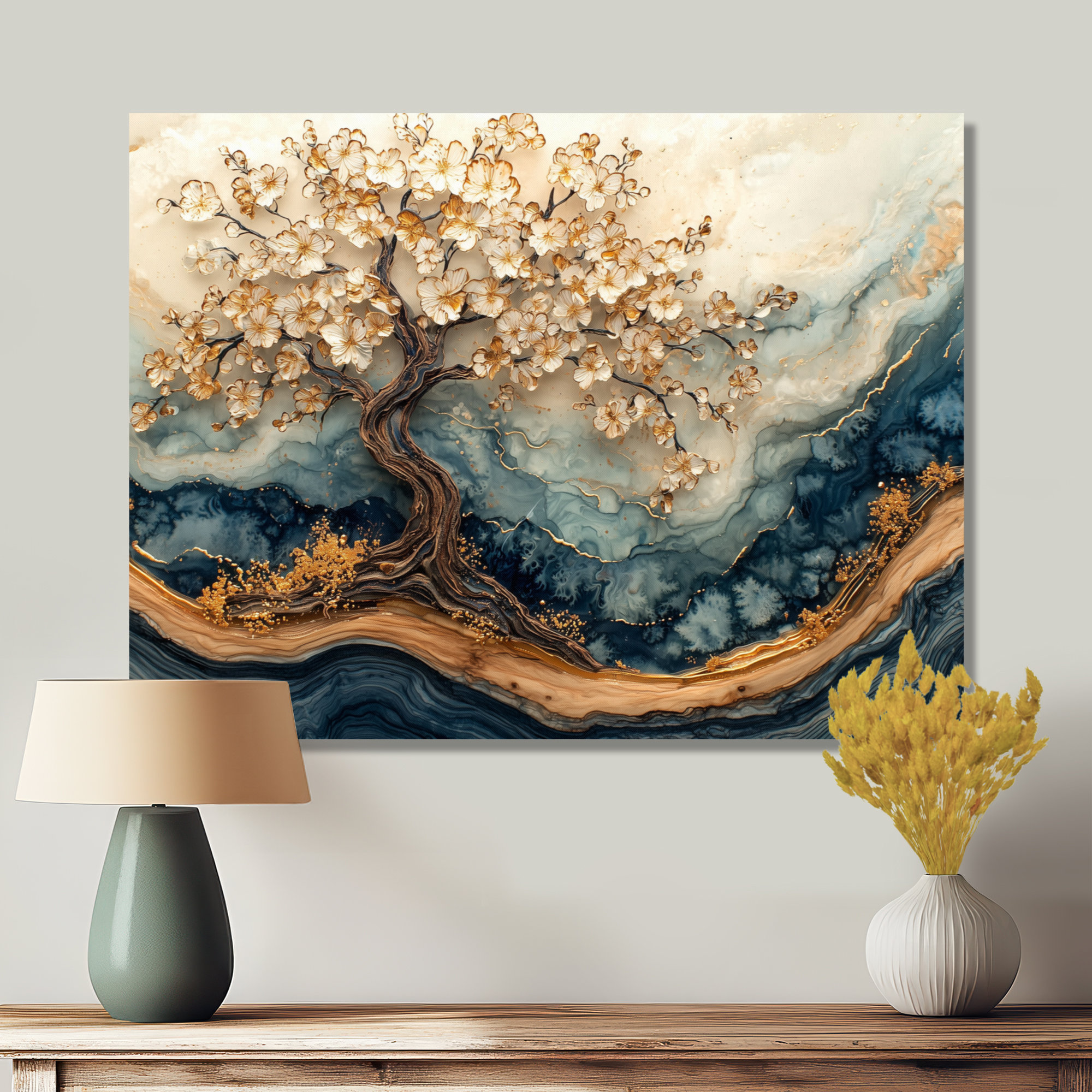 Winston Porter Kasevich VI - Cherry Blossom Metal Art - Wayfair Canada
