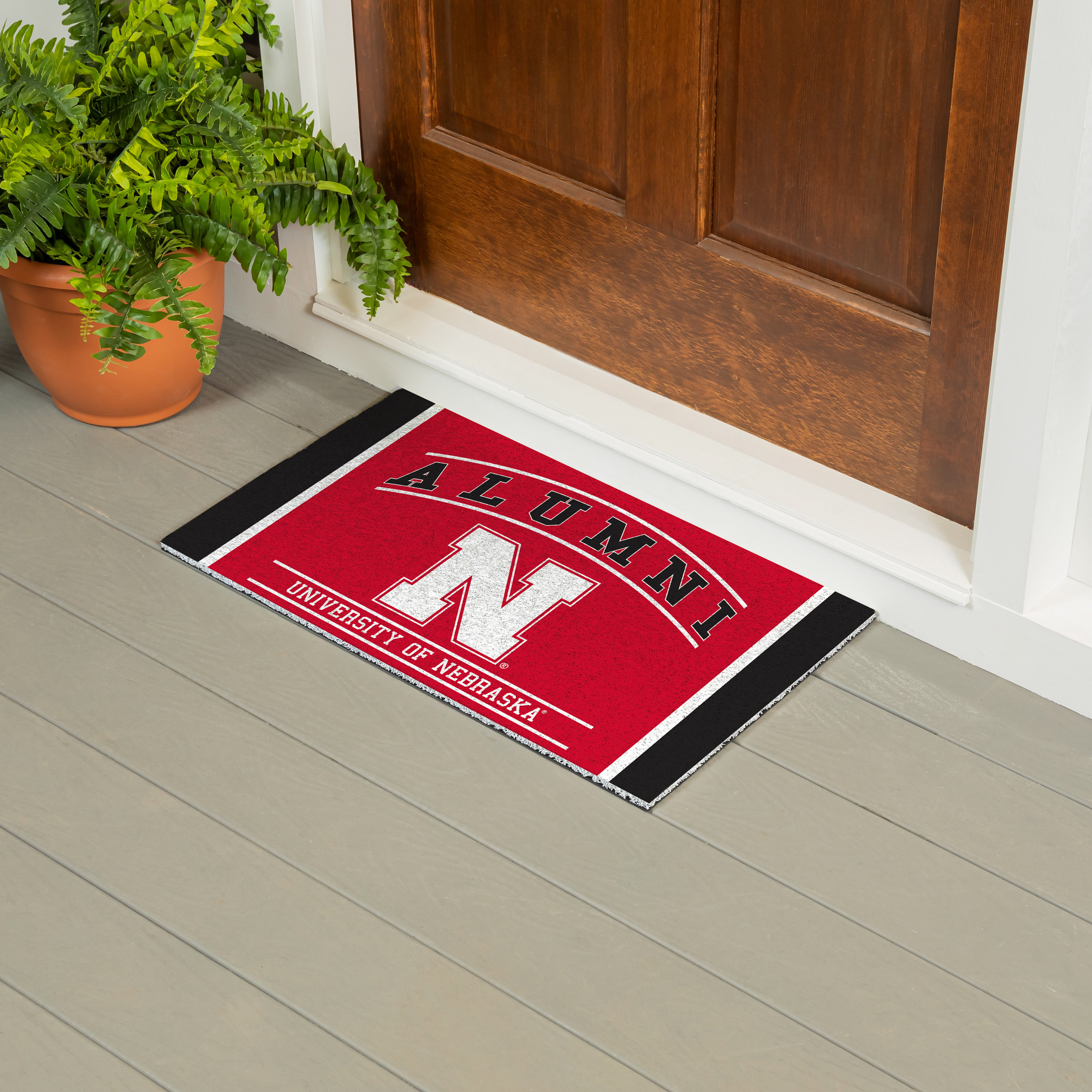 Ebern Designs University of Nebraska Alumni PVC Mat, 28"x16" - Wayfair ...