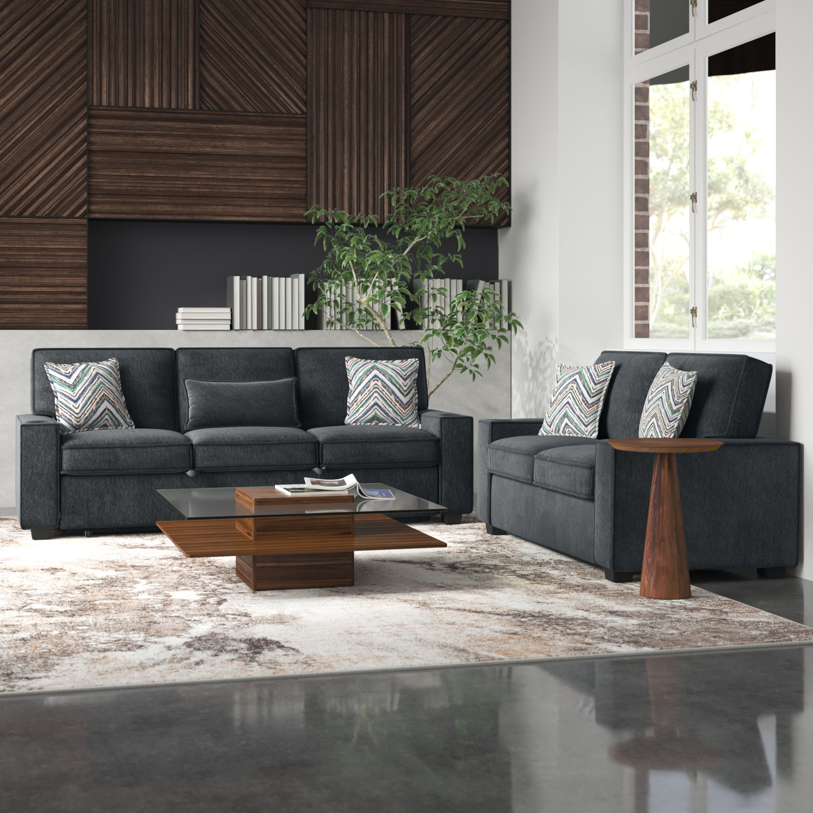 Wade Logan® Anayalee 2 Piece Living Room Set & Reviews | Wayfair