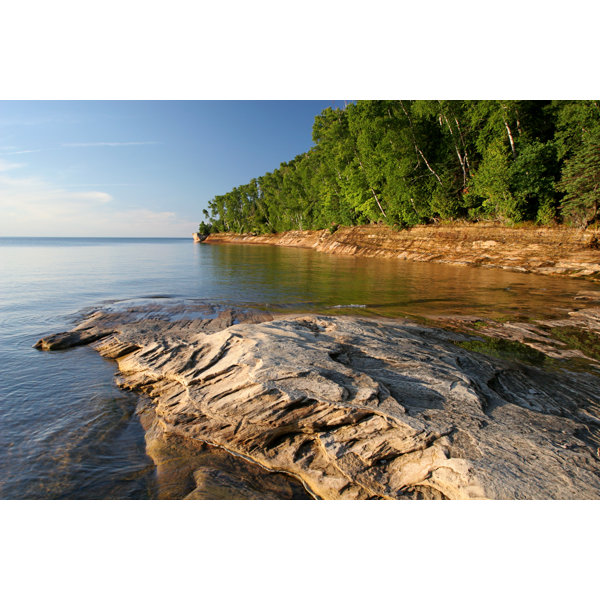 House of Hampton Late Afternoon Lakeshore by Stevegeer - Wrapped Canvas ...