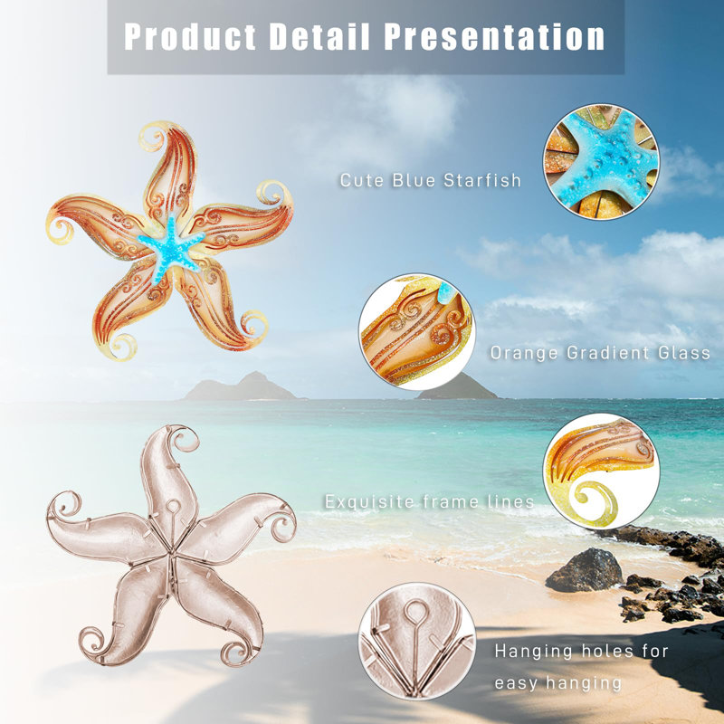 Lark Manor™ Metal Starfish Wall Decor | Wayfair