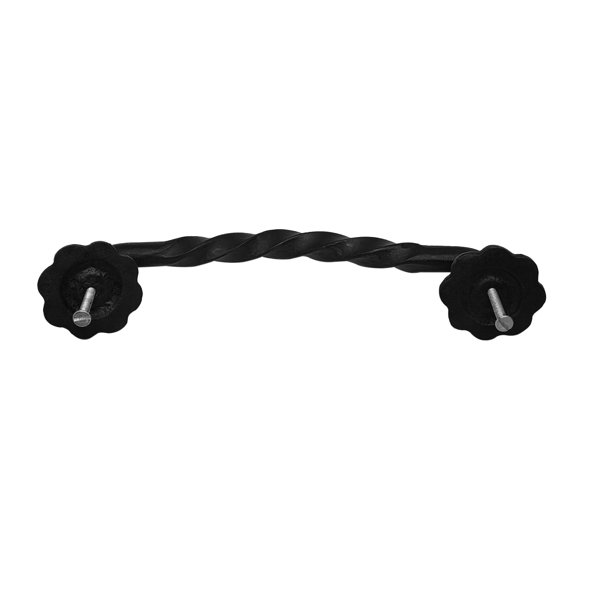 Mystic Colonial Hardware Black Cast Iron Pull Handles 12 inch Cabinet ...