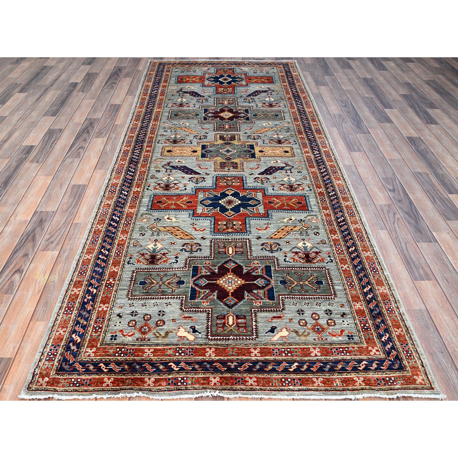 Fleur De Lis Living Stogner One-of-a-Kind 4'1" X 9'10" New Age Runner ...