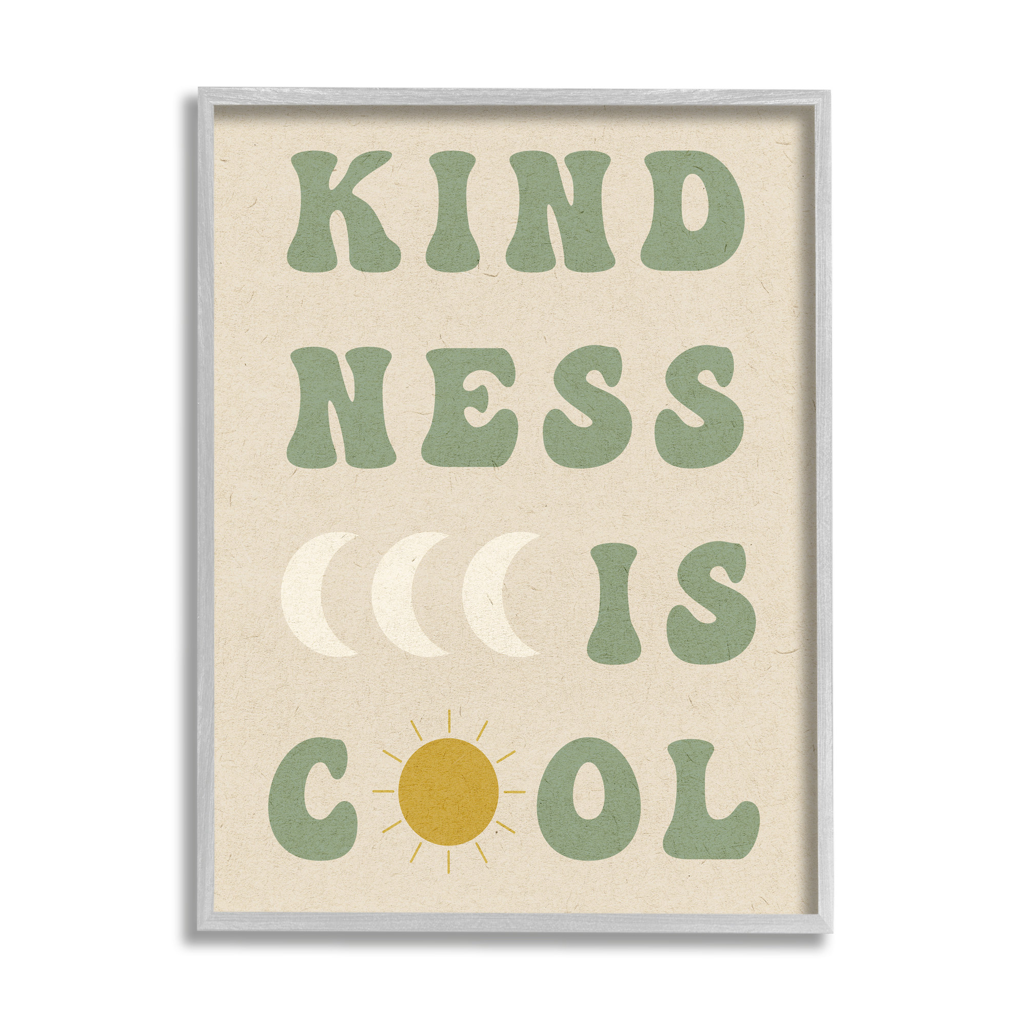 Redwood Rover Kindness Is Cool Phrase Framed Giclee Art Design By ...