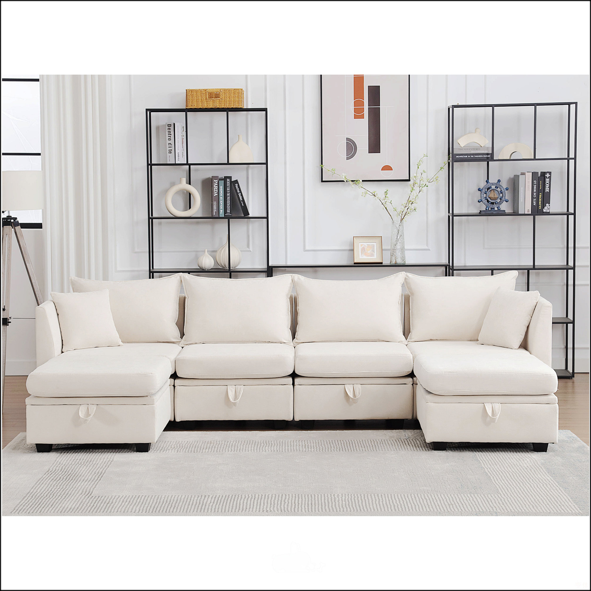 Hokku Designs Modular Sectional Sofa | Wayfair