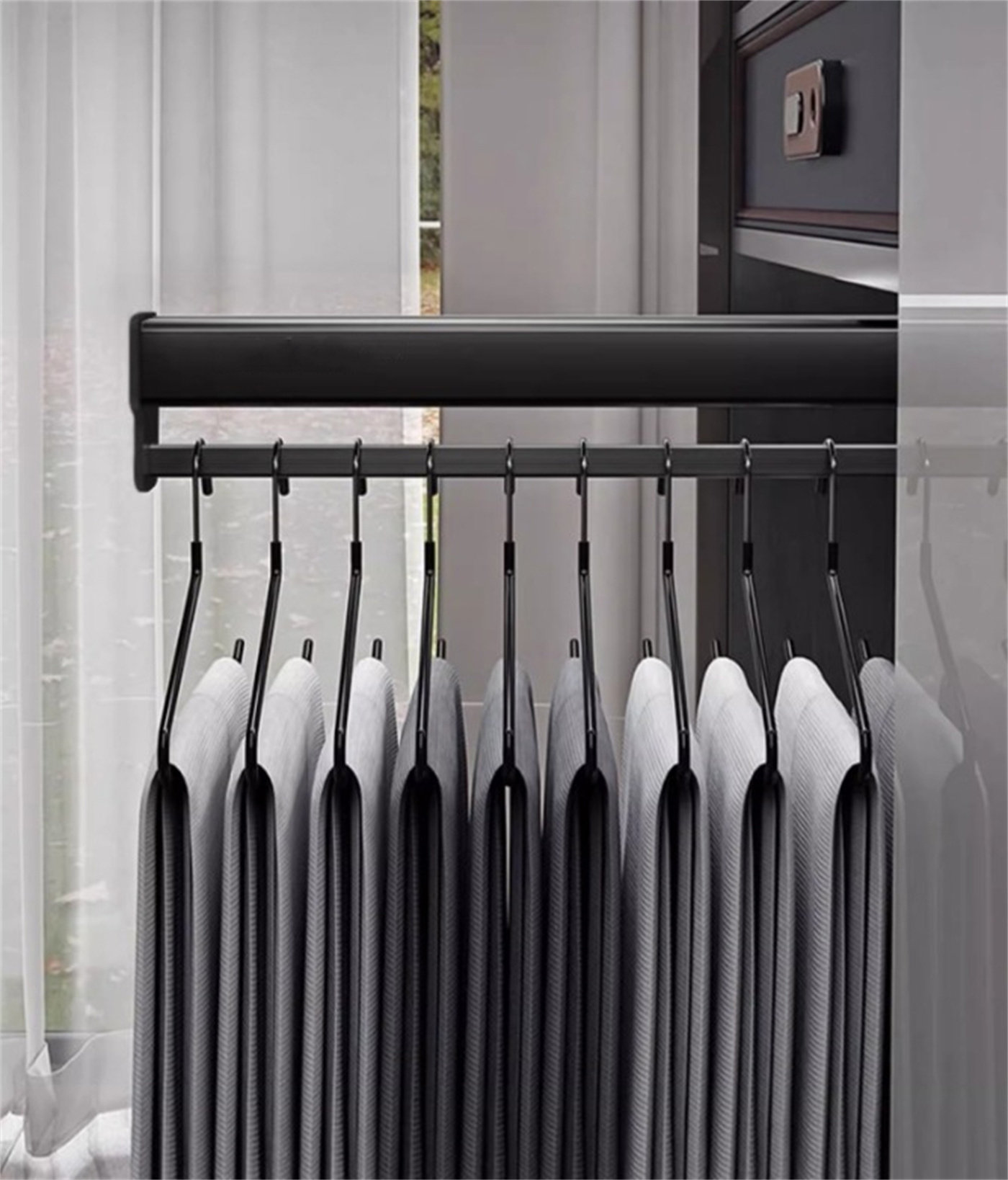 Thrones Designs Extendable Trouser Rack With Slide Rail | Wayfair