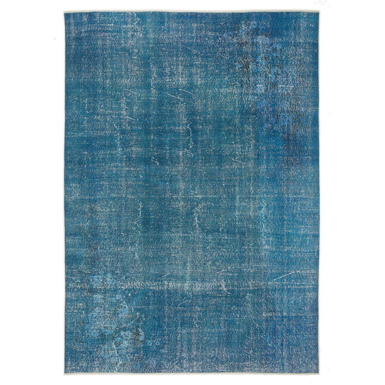 Fleur De Lis Living Aksel Turquoise Vintage Wool Handmade Area Rug ...