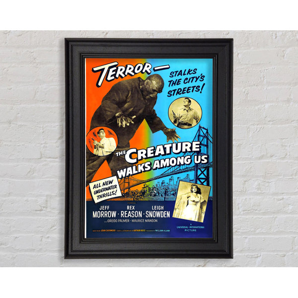 Happy Larry Creature Walks Among Us Poster 2 - Single Picture Frame Art ...
