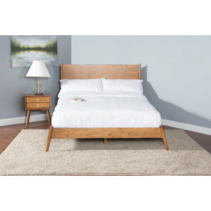 George Oliver Haddad Solid Wood Standard Bed & Reviews | Wayfair