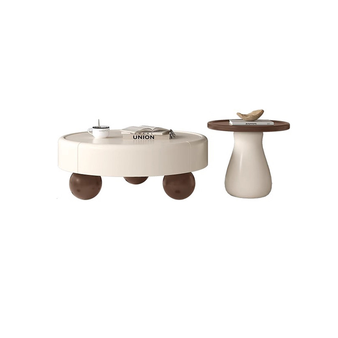 Orren Ellis Coffee Table Set with Drawer Storage | Wayfair