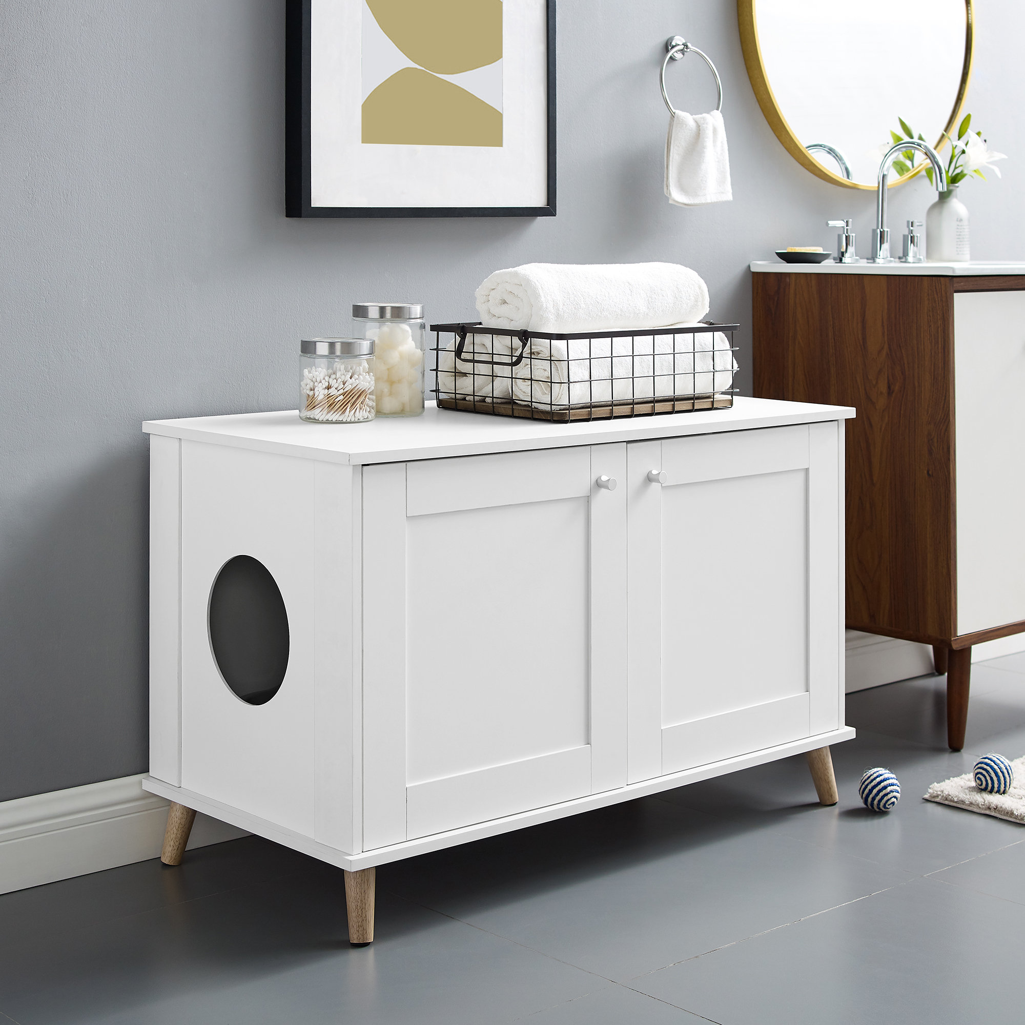 Sam's Pets 24" Becky Litter Box Enclosure - Wayfair Canada