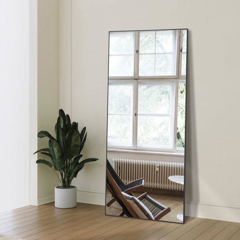 Mercer41 Mirta Rectangle Metal Full Length Mirror & Reviews | Wayfair