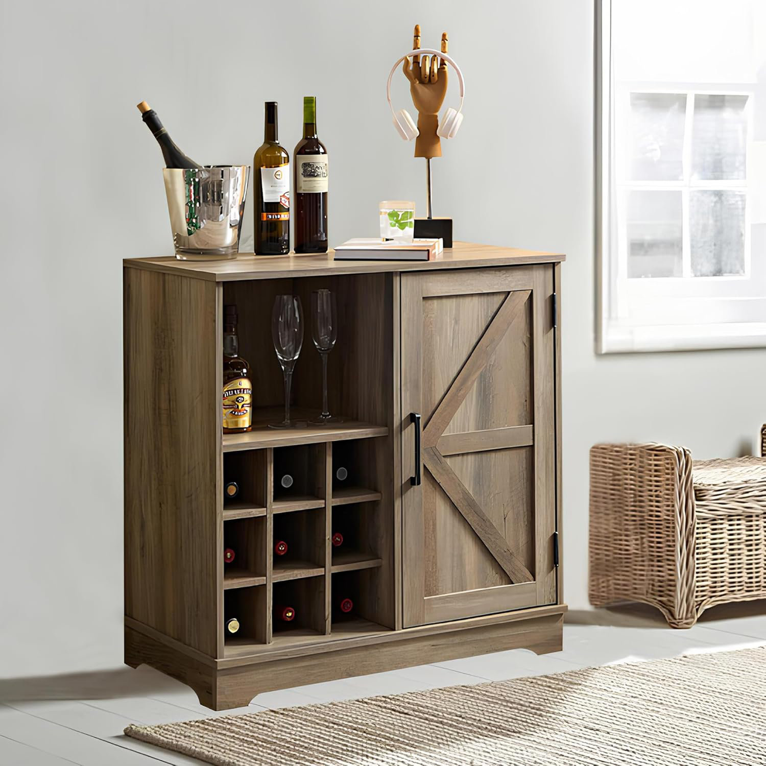 August Grove® Cortlen 31.50 Bar Cabinet | Wayfair