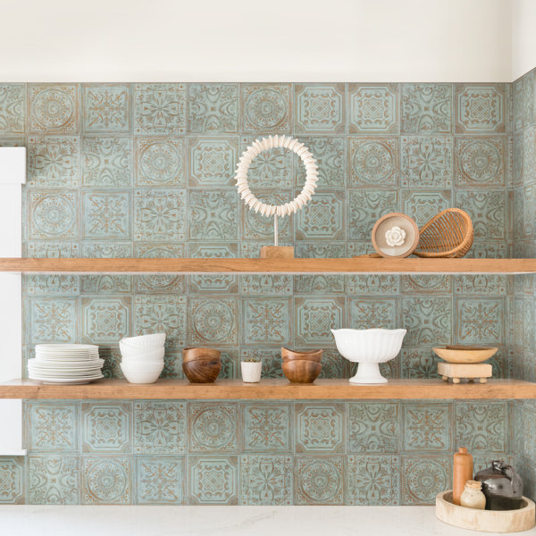 Merola Tile Fitz 8" x 8" Ceramic Patterned Wall Tile & Reviews | Perigold