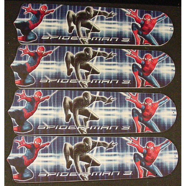 Ceiling Fan Designers Amazing Spiderman 3 16" Blade | Wayfair