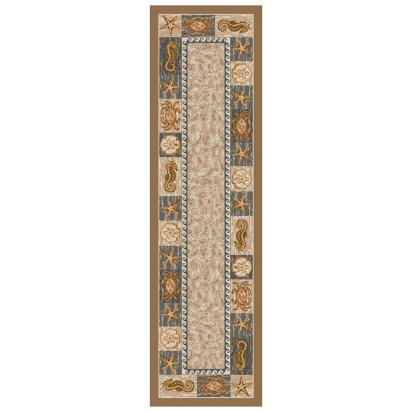 Milliken Signature Sea Life Nautical Beach Themed Area Rug & Reviews ...