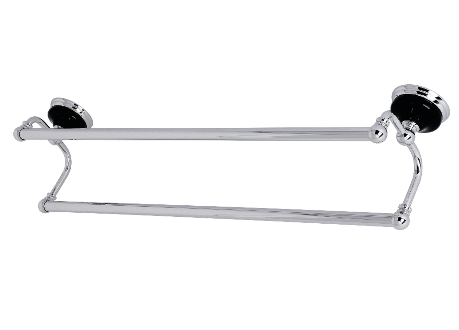 Kingston Brass Water Onyx 24-Inch Dual Towel Bar | Wayfair