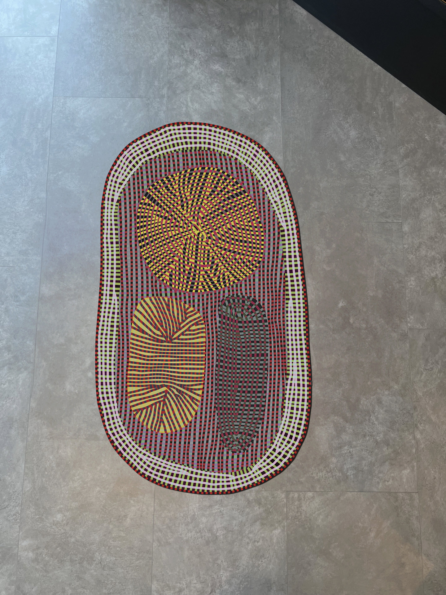 Dakota Fields Multi-Colored Geometric Shape Patterned Modern Decorative ...