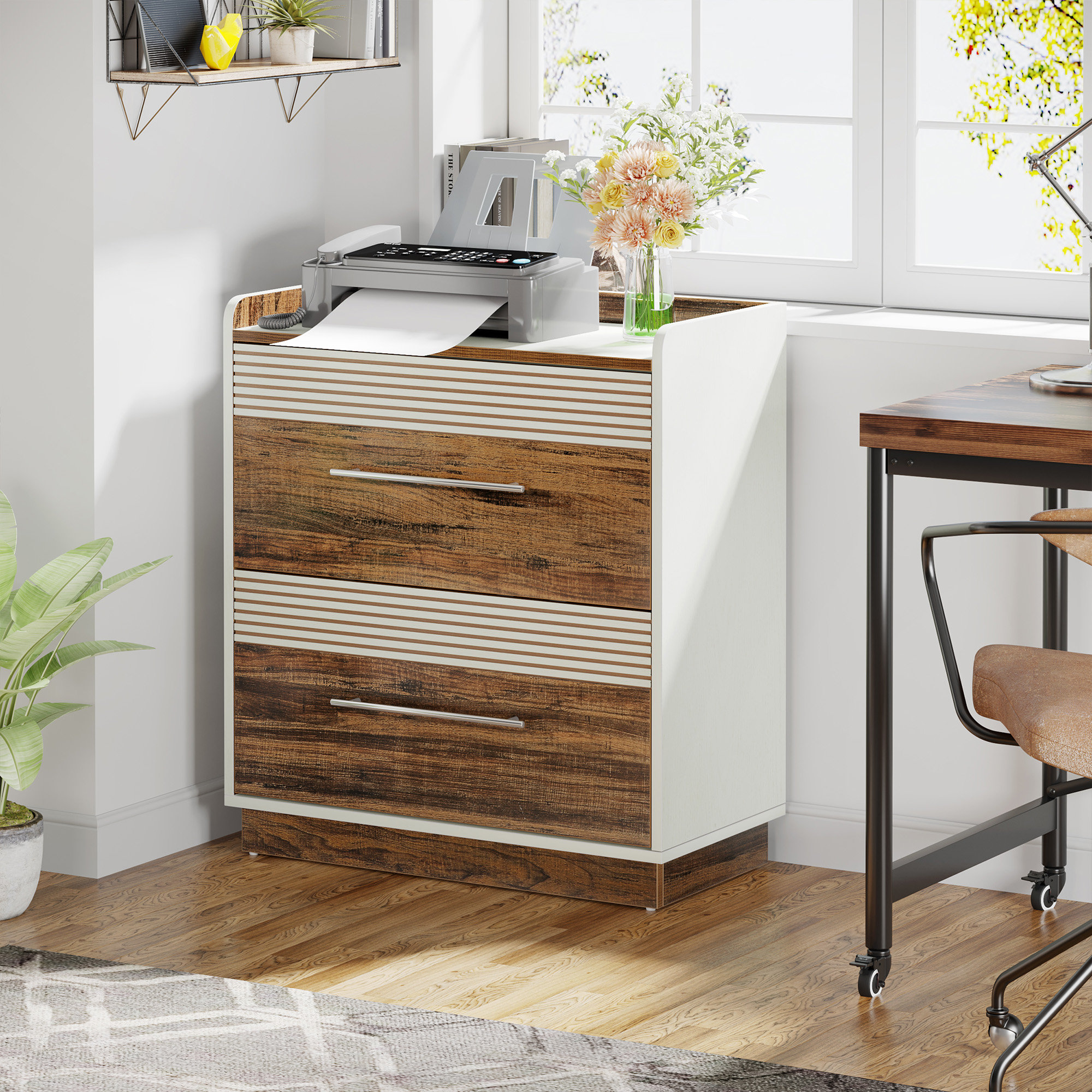 Millwood Pines Colombi 31.5'' Wide 2 -Drawer File Cabinet - Wayfair Canada