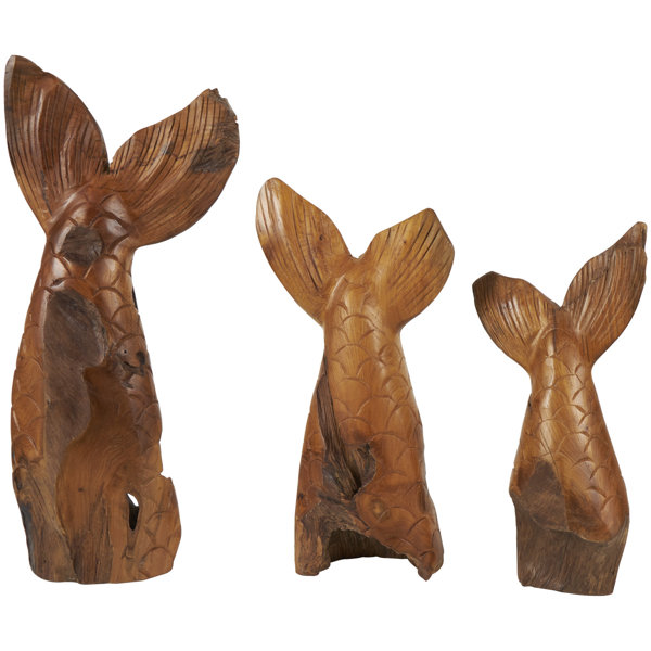 Rosecliff Heights Lippencott Handmade Animals Statue | Wayfair