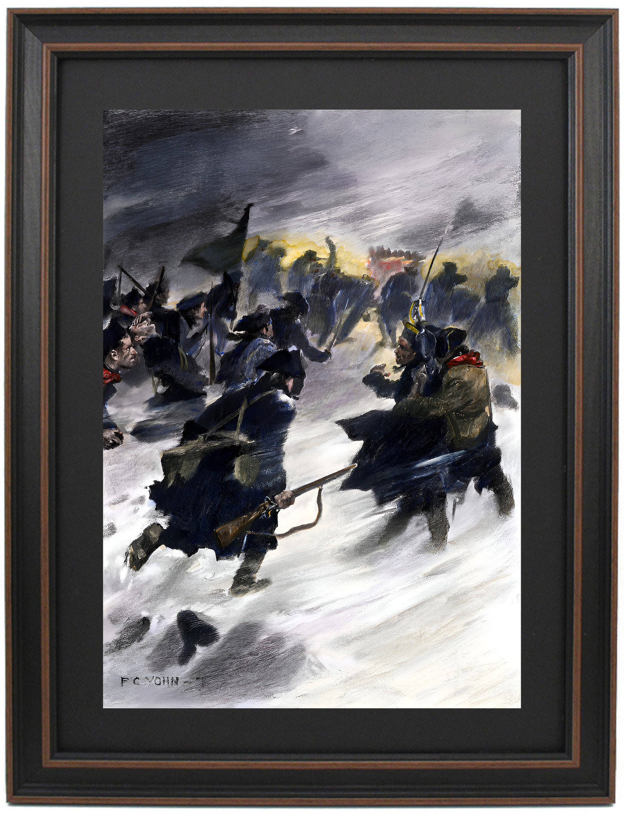 Alcott Hill® Attack On The British In Quebec In The Winter Of 1775 By ...
