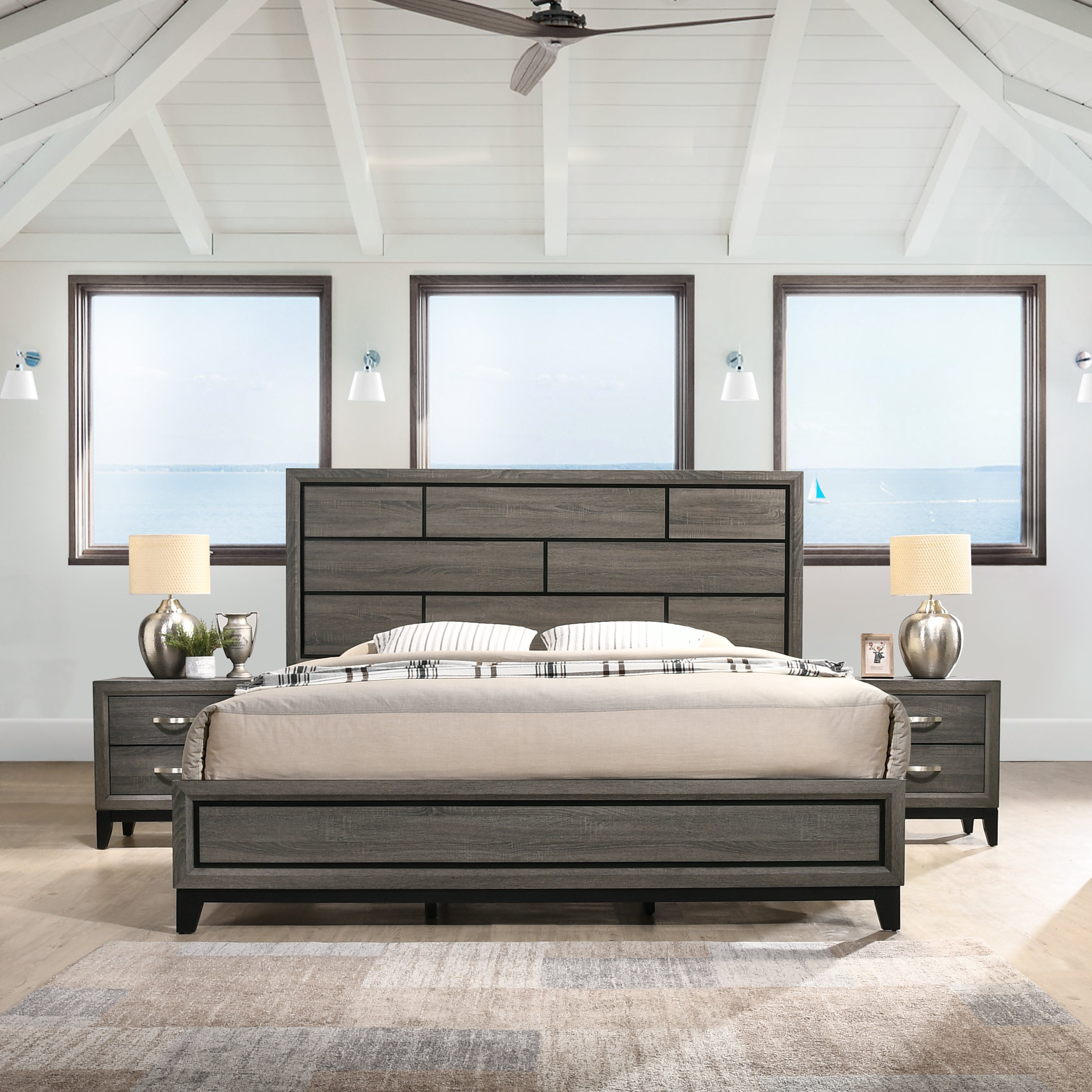 Red Barrel Studio Solid Wood Standard 3 Piece Bed Room Set - Wayfair Canada