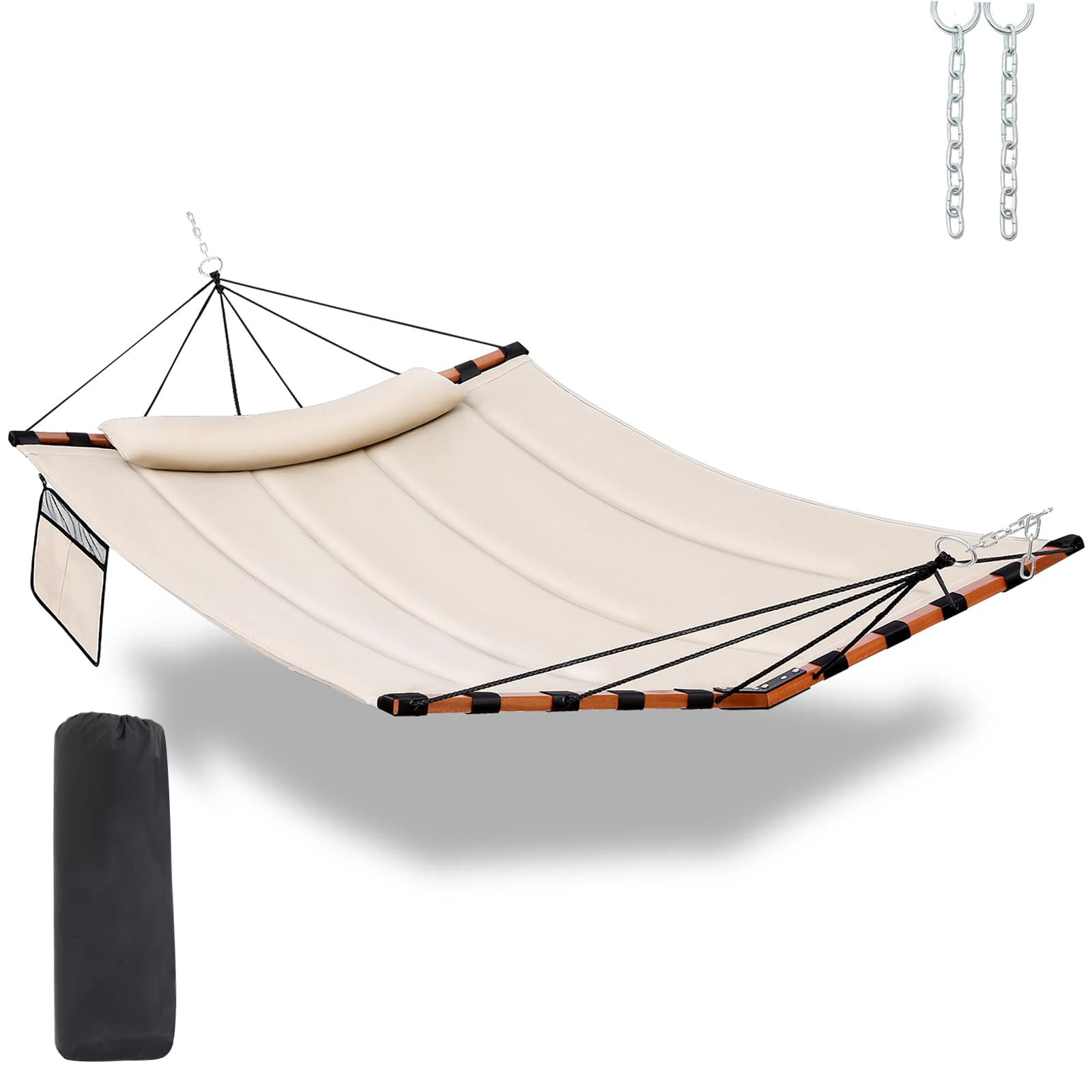 Dakota Fields 2 Person Hammock Large Hammock 450LB Capacity With V ...