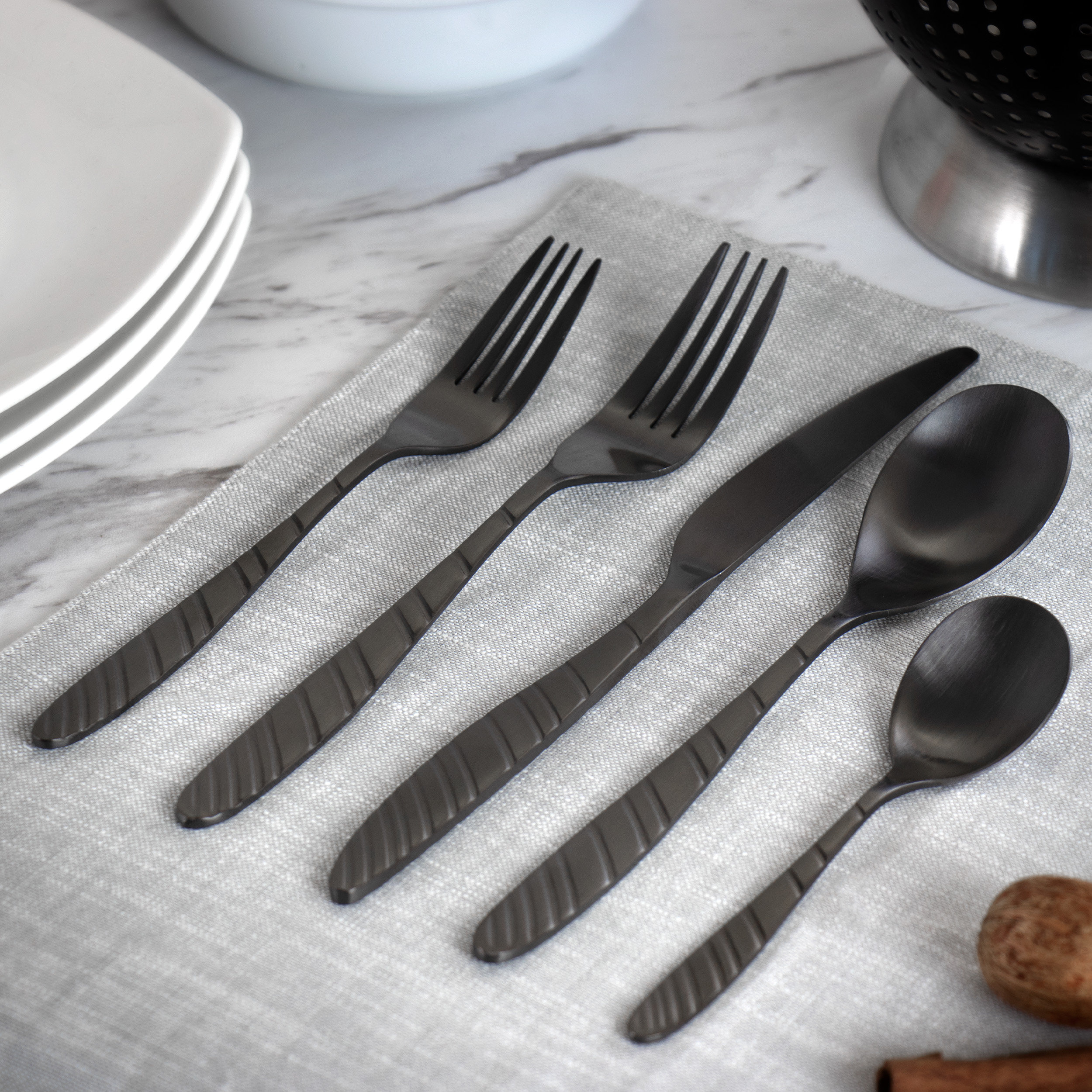 Mega Chef 20-Piece Flatware Set & Reviews | Wayfair