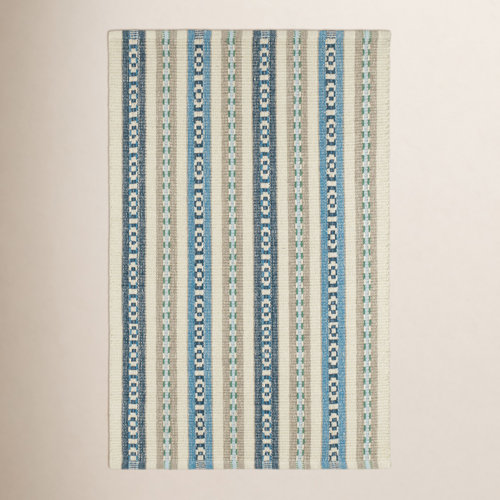Long Slade Kit Kemp x Annie Selke Long Slade Indigo Handwoven Cotton ...