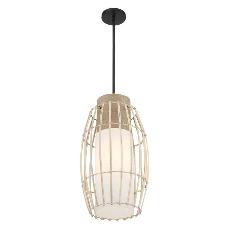 Breakwater Bay Athenis 1 - Light Teardrop Cylinder Pendant | Wayfair