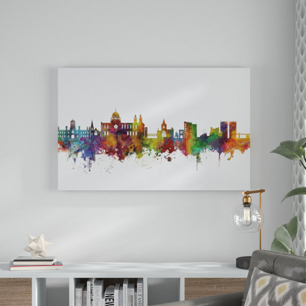 Wrought Studio " Galway Ireland Skyline II " by Michael Tompsett | Wayfair