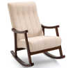 Red Barrel Studio® Rocking Chair with Solid Wood Legs & Reviews | Wayfair
