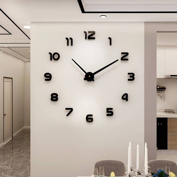 Ebern Designs Bryzel Wall Clock & Reviews | Wayfair