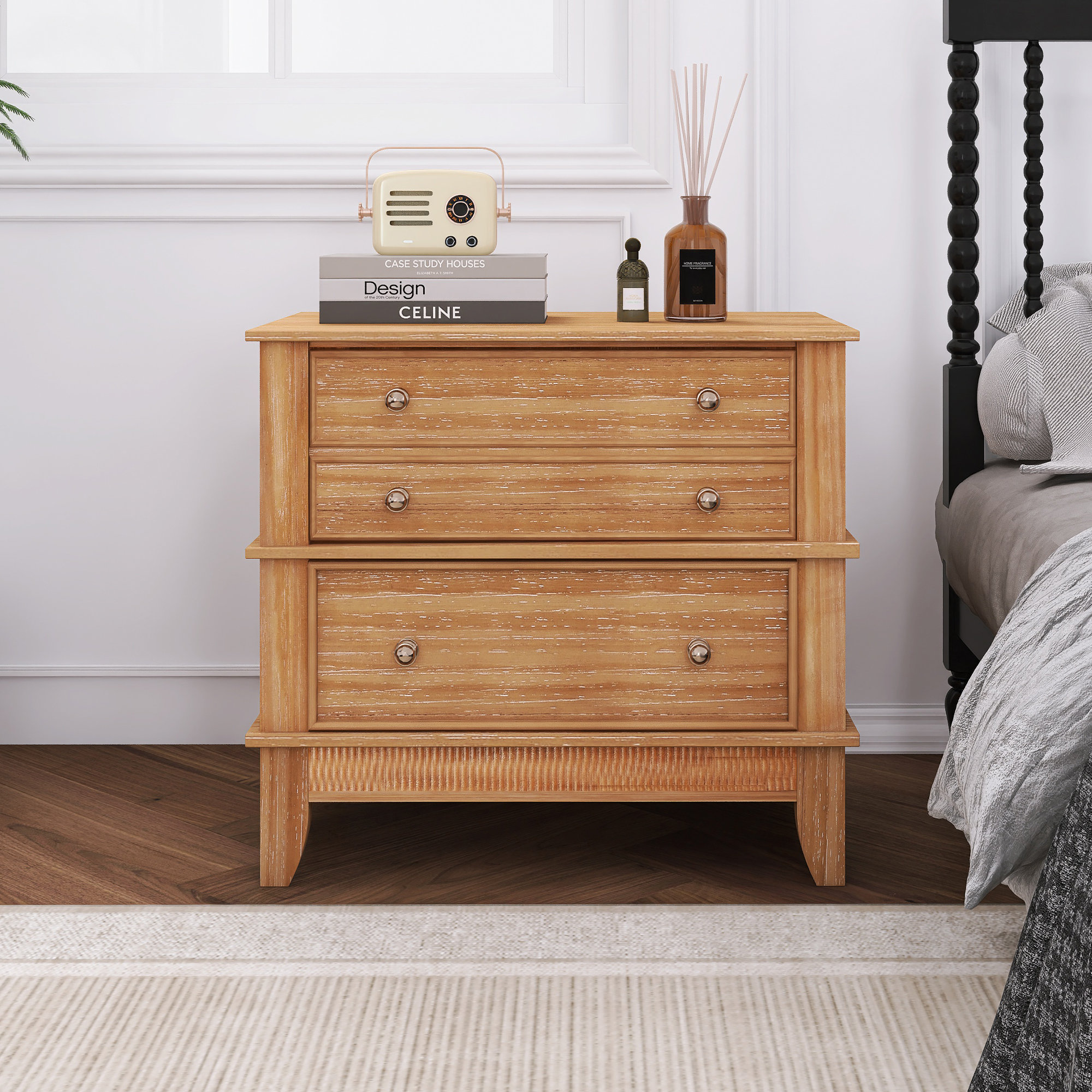 Red Barrel Studio Hazel 3-Drawer Hazel 3-Drawer Nightstand - Wayfair Canada