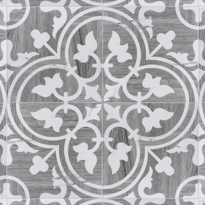 Merola Tile Llama Arte Loire Verso 10" x 10" Porcelain Patterned Wall ...